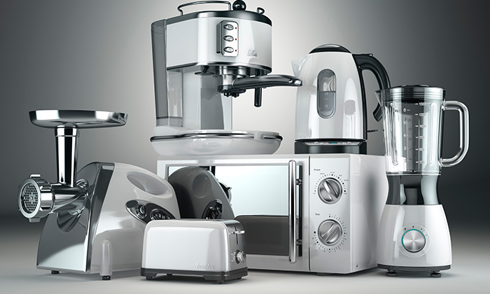 Selection of home appliances stand displays projects | displayrsl