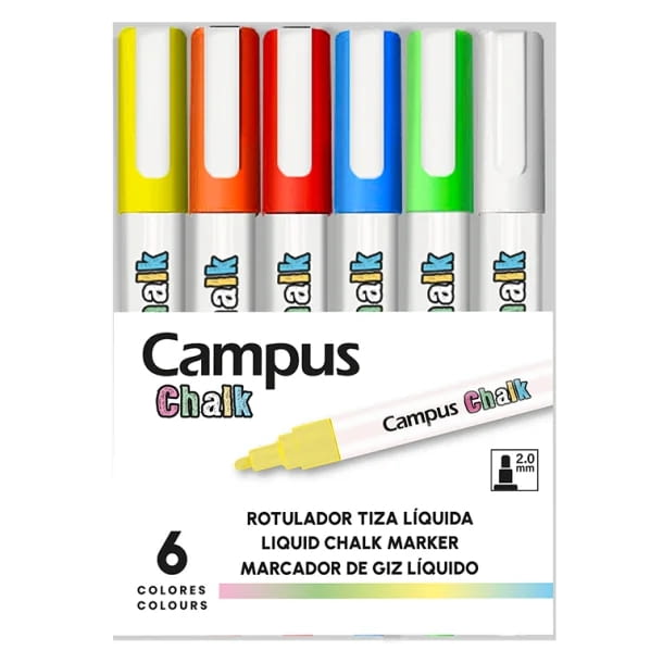 ROTULAD.CAMPUS CHALK-EST.6 COL.STDS. | Anfisa
