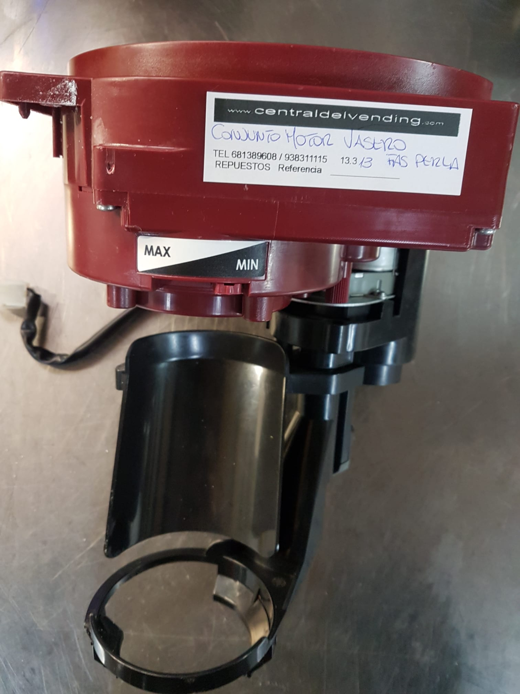 CONJUNTO MOTOR VASERO CAFETERA FAS PERLA | Central del Vending