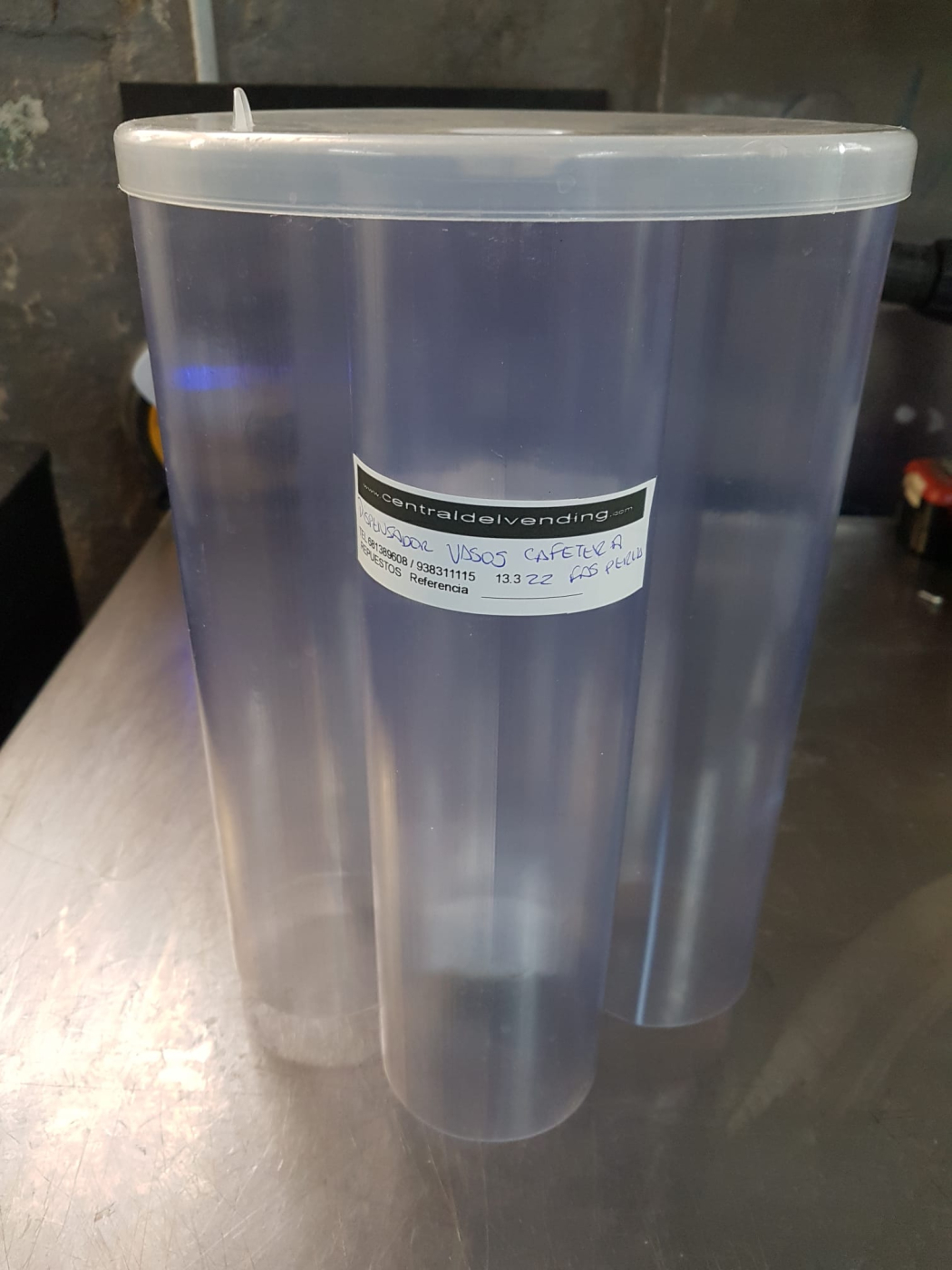 DISPENSADOR VASOS FAS PERLA | Central del Vending