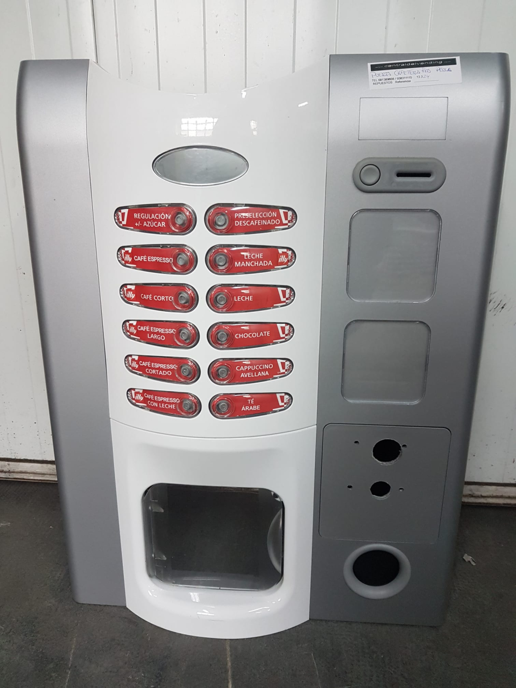 PUERTA CAFETERA FAS PERLA | Central del Vending