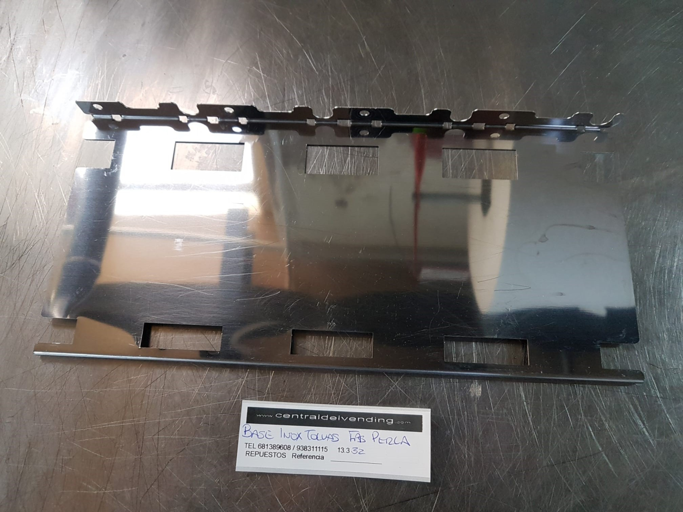 BASE INOX TOLVAS FAS PERLA | Central del Vending