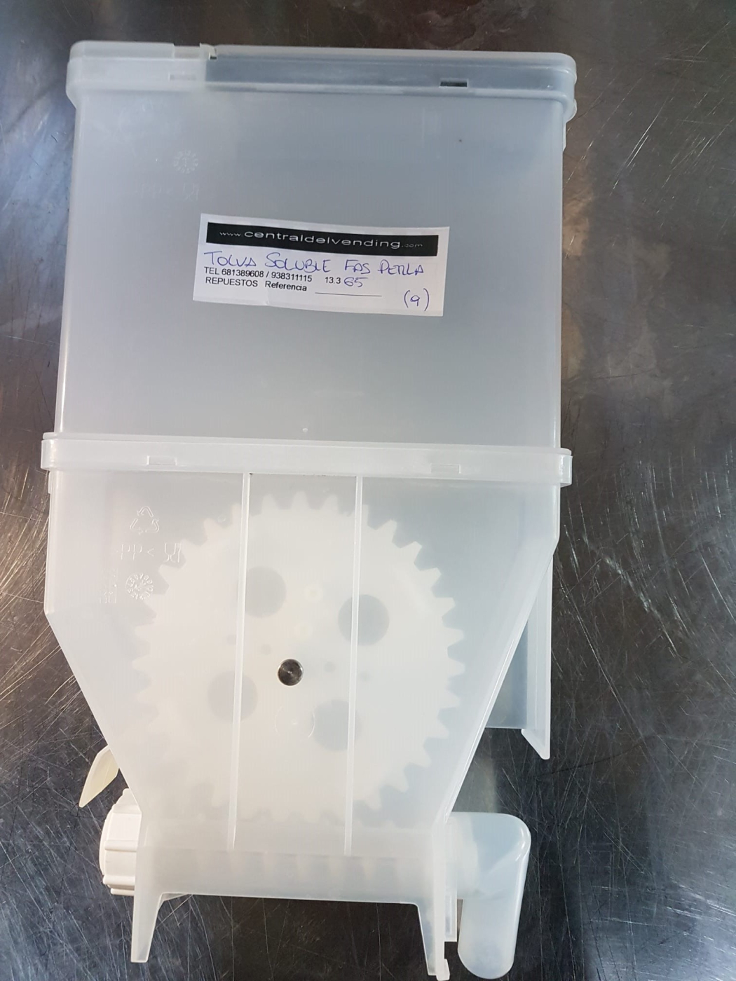 TOLVA SOLUBLE FAS PERLA | Central del Vending