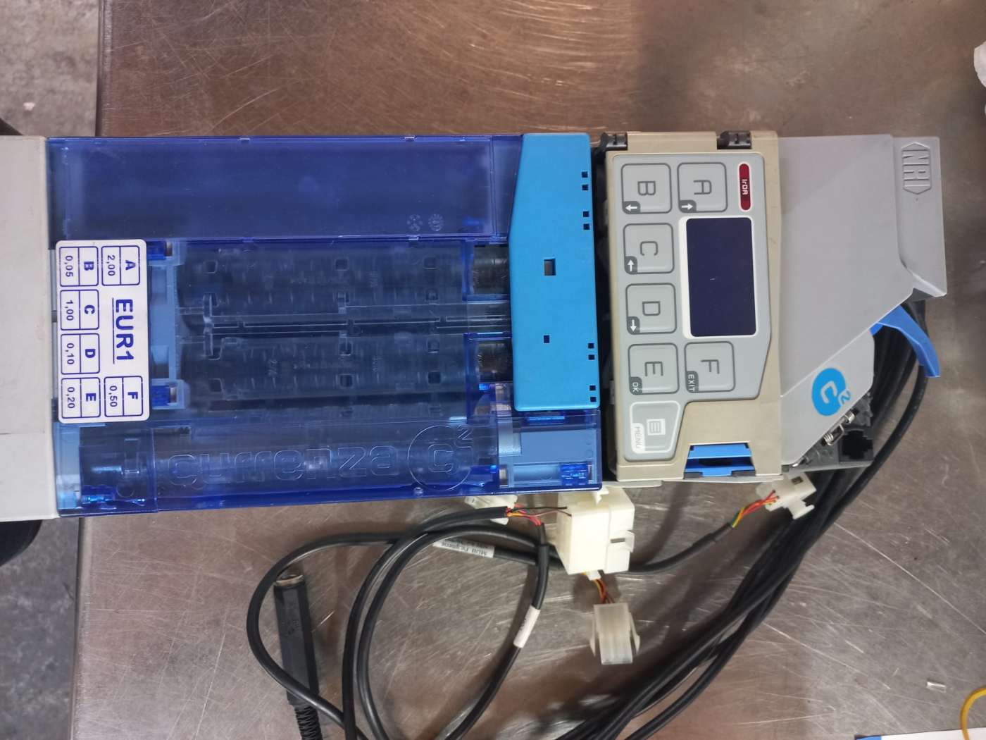 MONEDERO NRI C2 BLUE EURO 1 PROTOCOLO EXE/MDB monedas 2€ | Central del ...