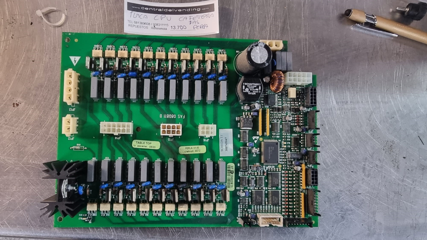 PLACA CPU CAFETERA FAS PERLA | Central del Vending