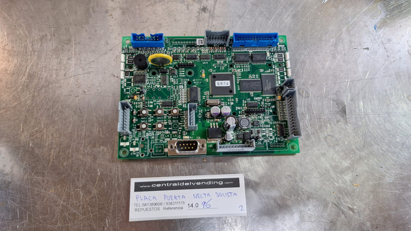 PLACA PUERTA NECTA SOLISTA | Central del Vending