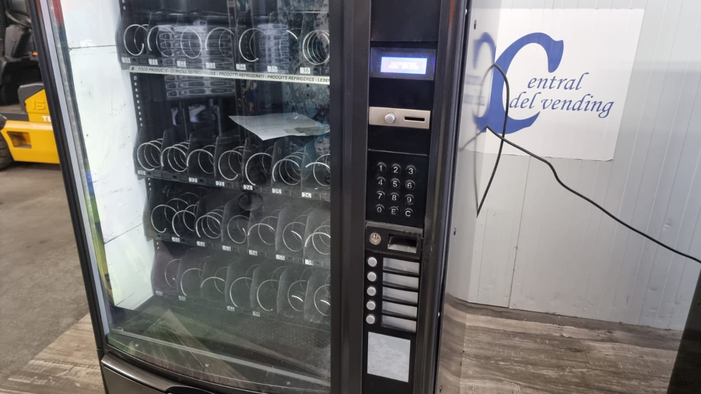 MAQUINA VENDING SNACK Y BEBIDAS FRÍAS NECTA SFERA CON PAGO TARJETA Y ...