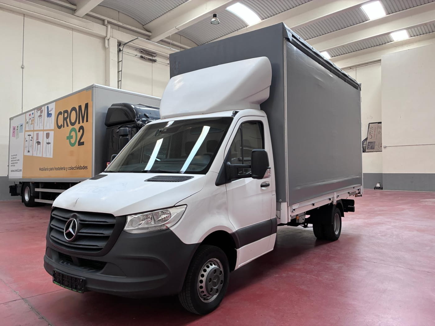 Comprar Furgoneta Mercedes Sprinter caja abierta tauliner segunda mano ...
