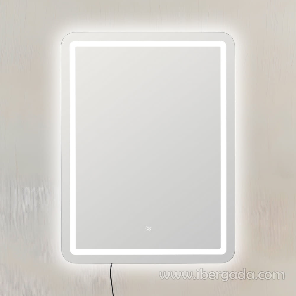 Espejo Rectangular con luz LED (60x80)