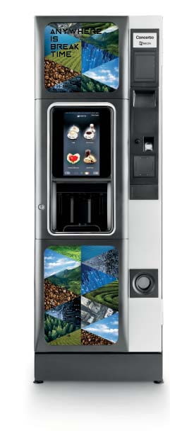 MAQUINA EXPENDEDORA VENDING DE CAFE NECTA CONCERTO TOUCH DOS CAFÉ | Máquinas Vending Segunda Mano