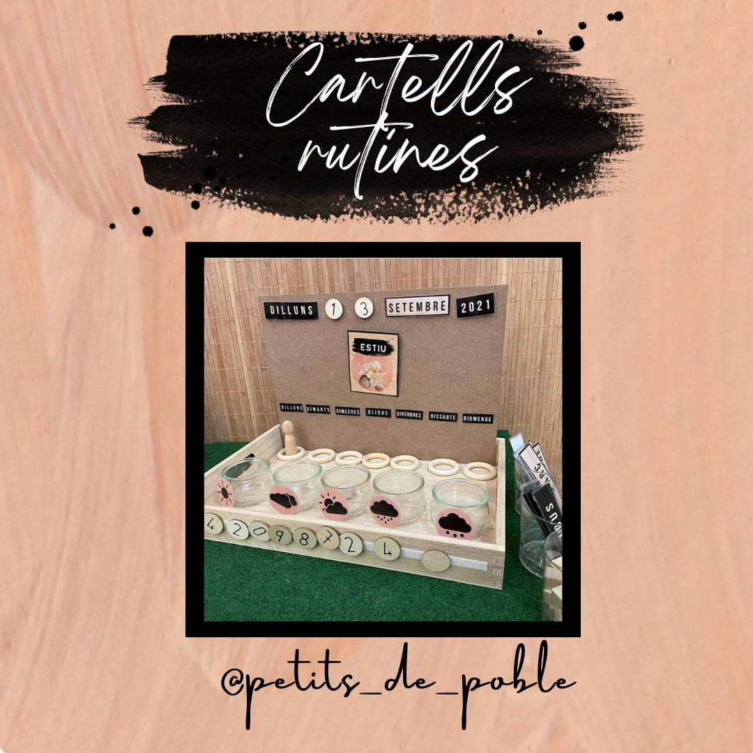 CARTELLS RUTINES | Petits de Poble