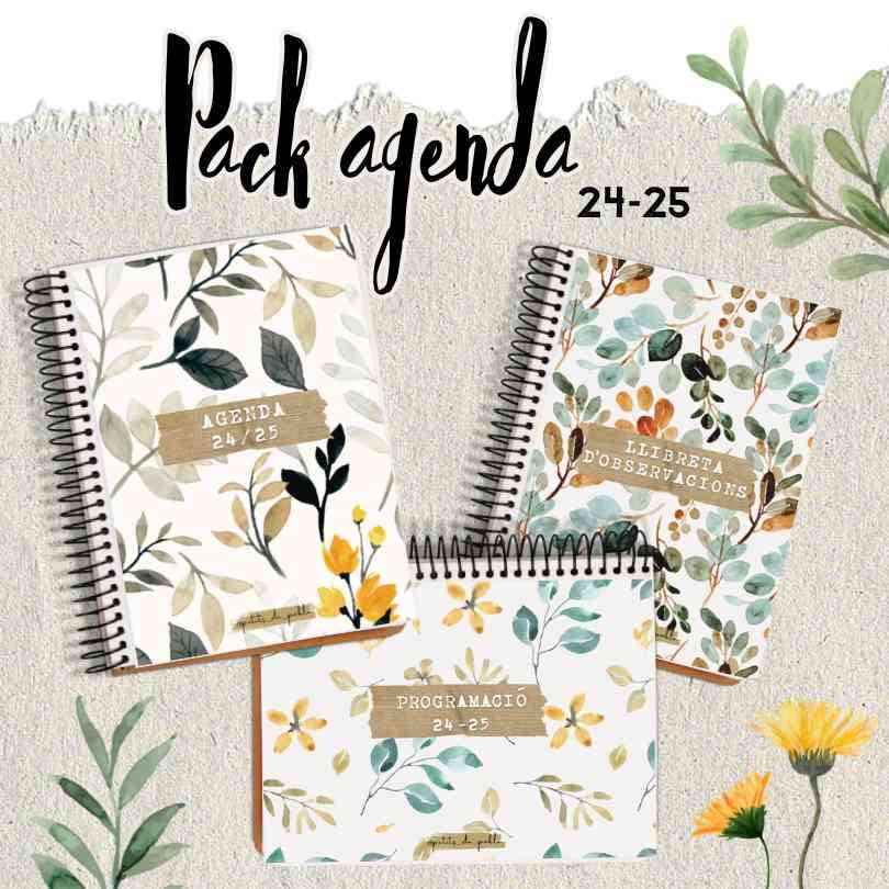 PACK AGENDA CURS 24-25 | Petits de Poble