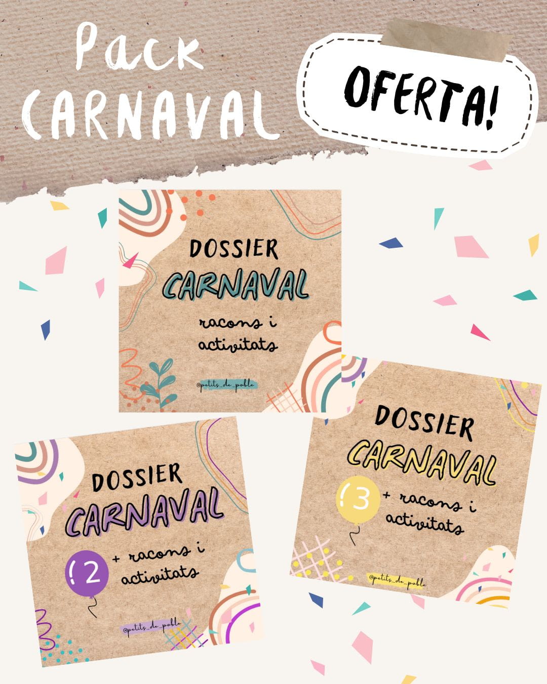 PACK DOSIER CARNAVAL | Petits de Poble