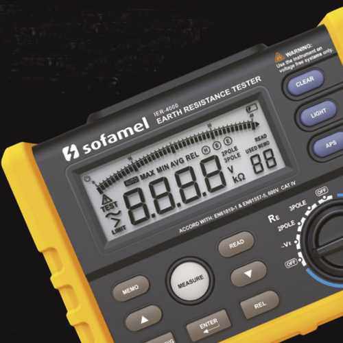 The ground resistance meter that guarantees accurate measurements | SOFAMEL - Fabricante de ...