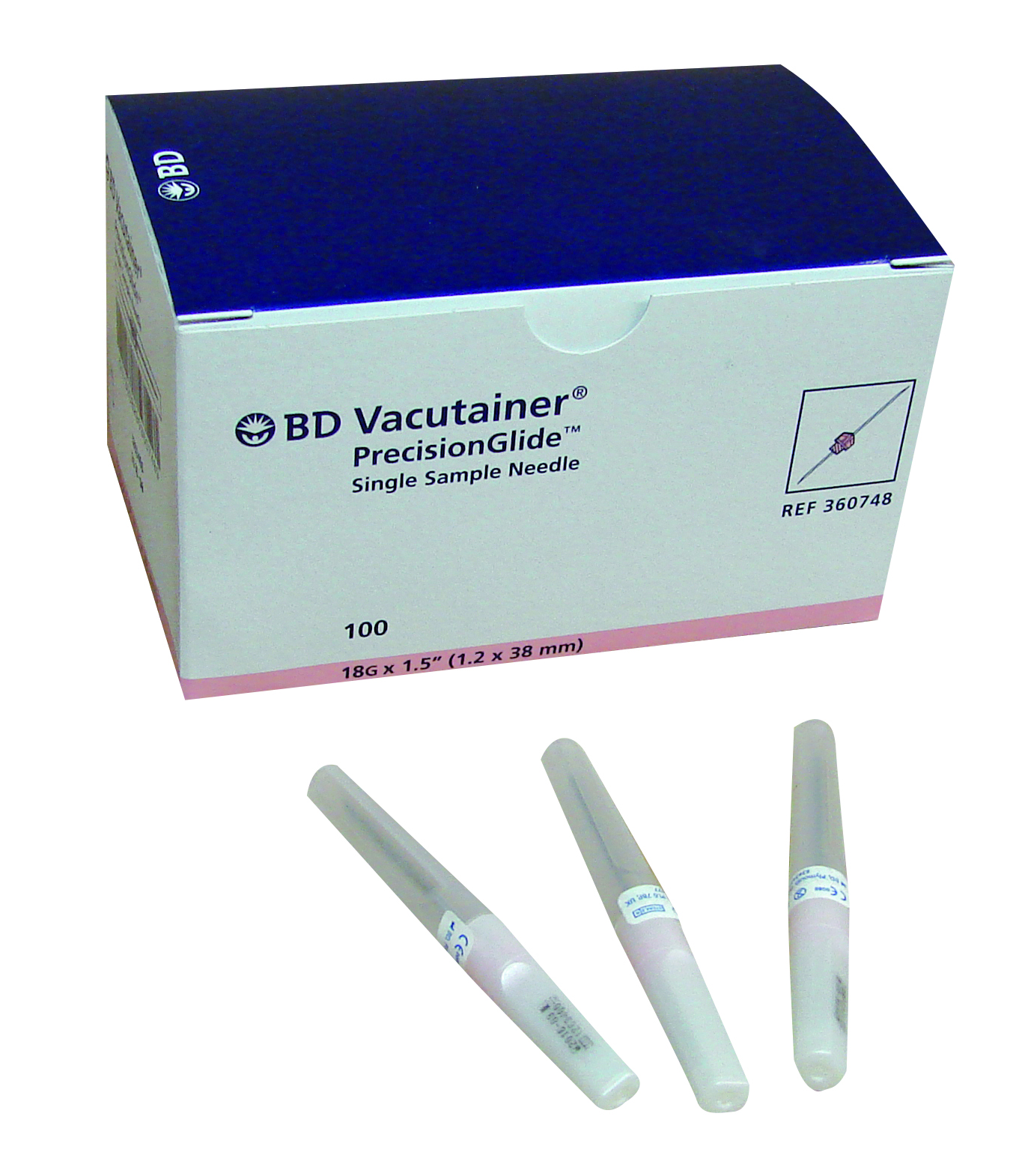 VACUTAINER needles 8G x 1 1/2", box of 100 pcd | Inserbo